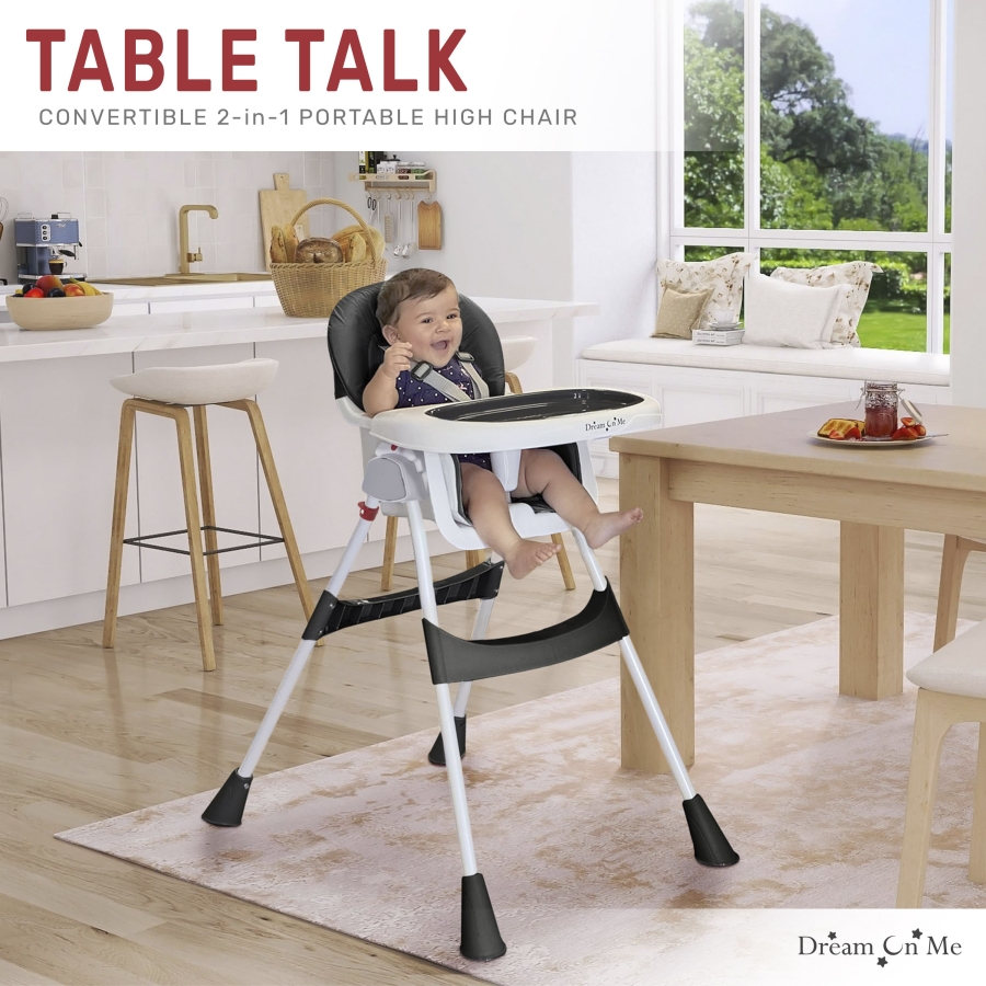 Portable 2 in 1 Table Talk Highchair | Dream On Me