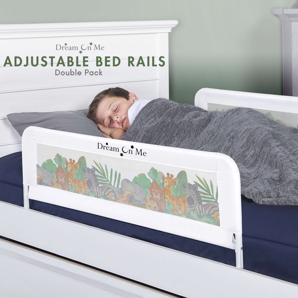 Adjustable Mesh Bedrail Double Pack | Dream On Me
