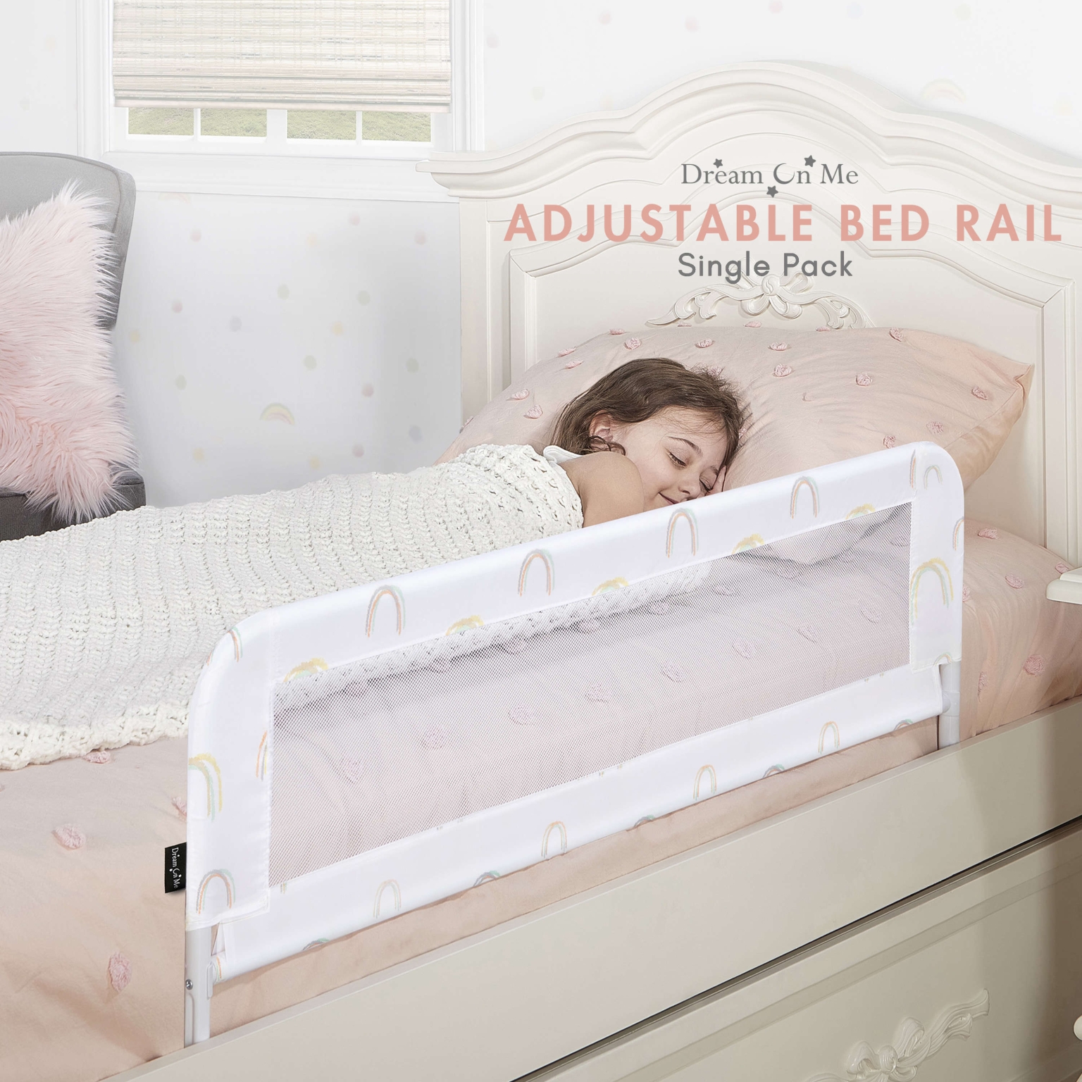 Adjustable Mesh Bed Rail | Dream On Me