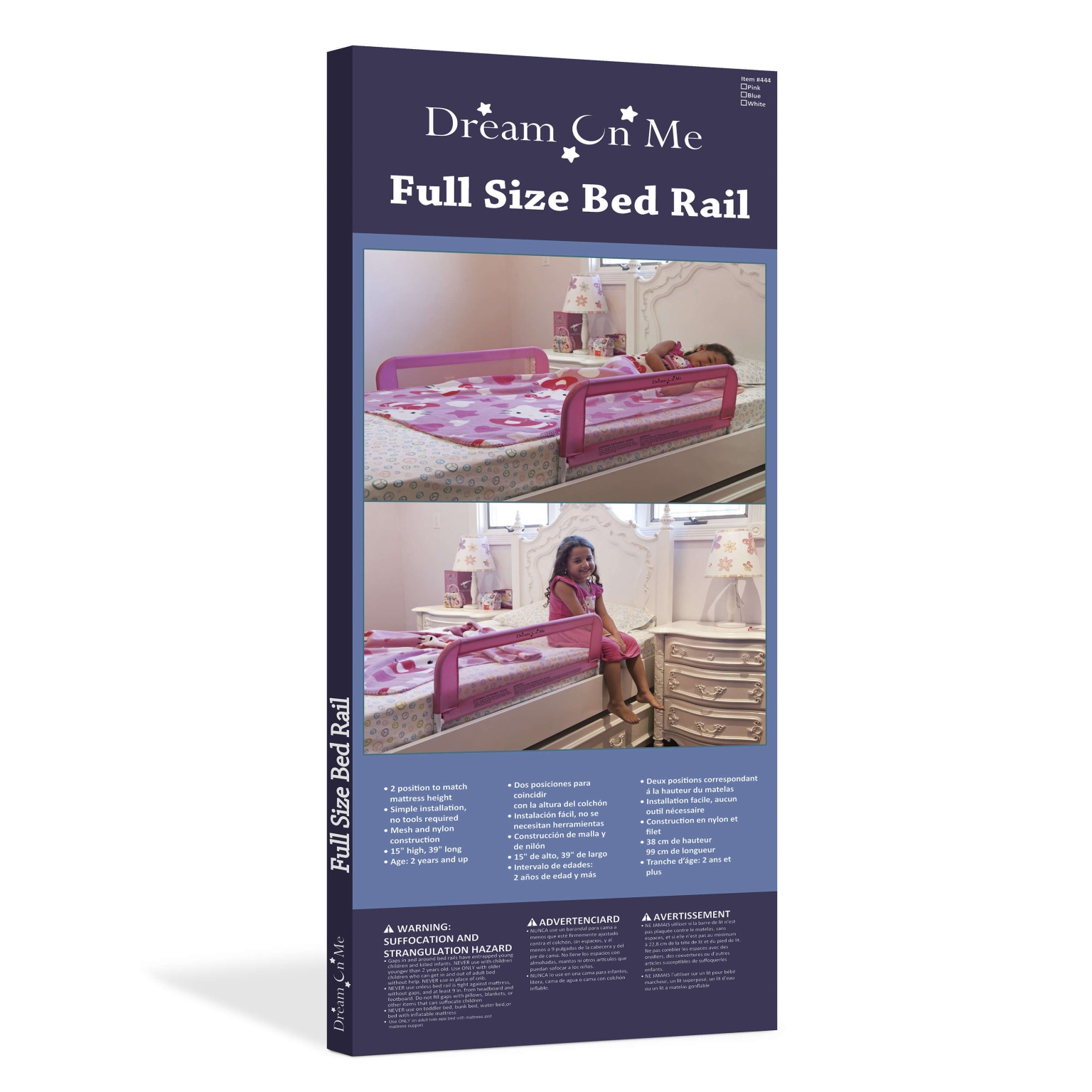 Adjustable Mesh Bed Rail | Dream On Me