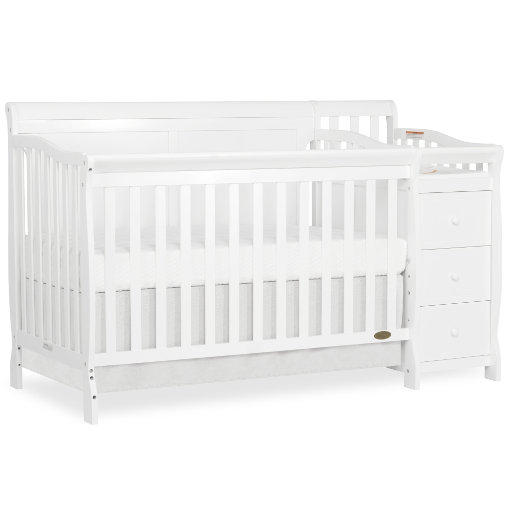 Brody Full Panel Convertible Crib with Changer | Dream On Me