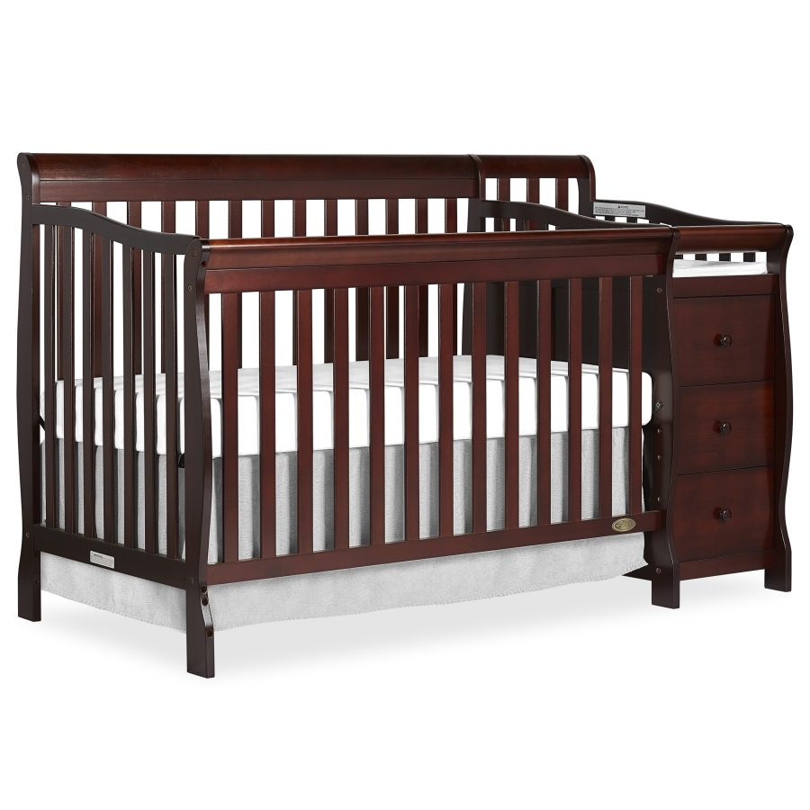 Brody 5 in 1 Convertible Crib with Changer | Dream On Me