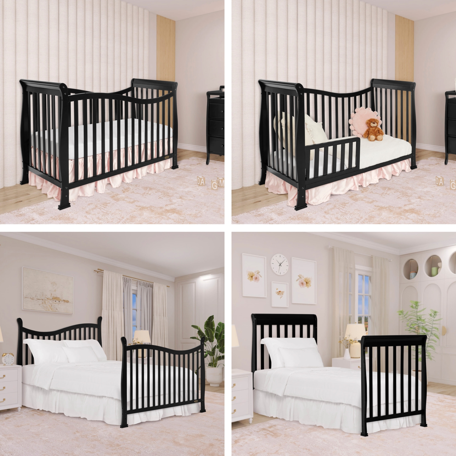 Violet 7 in 1 Convertible Life Style Crib | Dream On Me