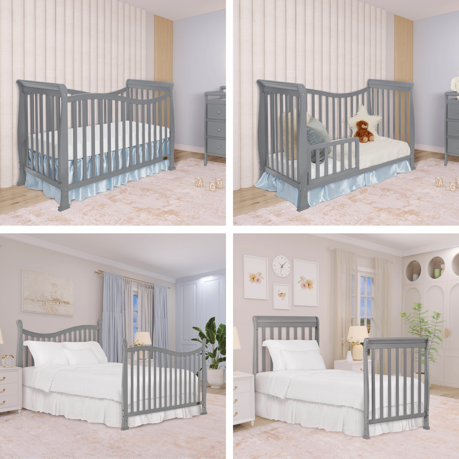 Violet 7 in 1 Convertible Life Style Crib | Dream On Me