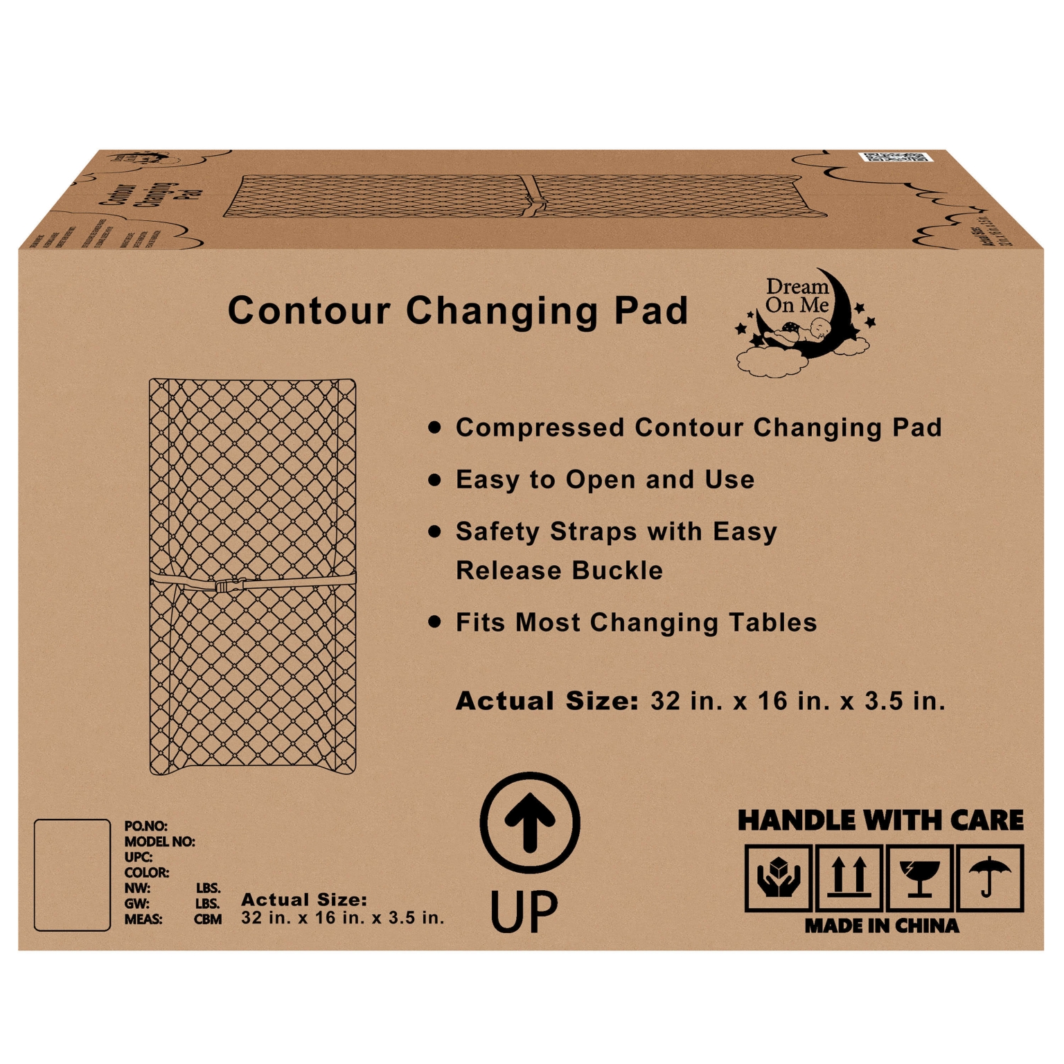 Compressed Contour Changing Pad | Dream On Me