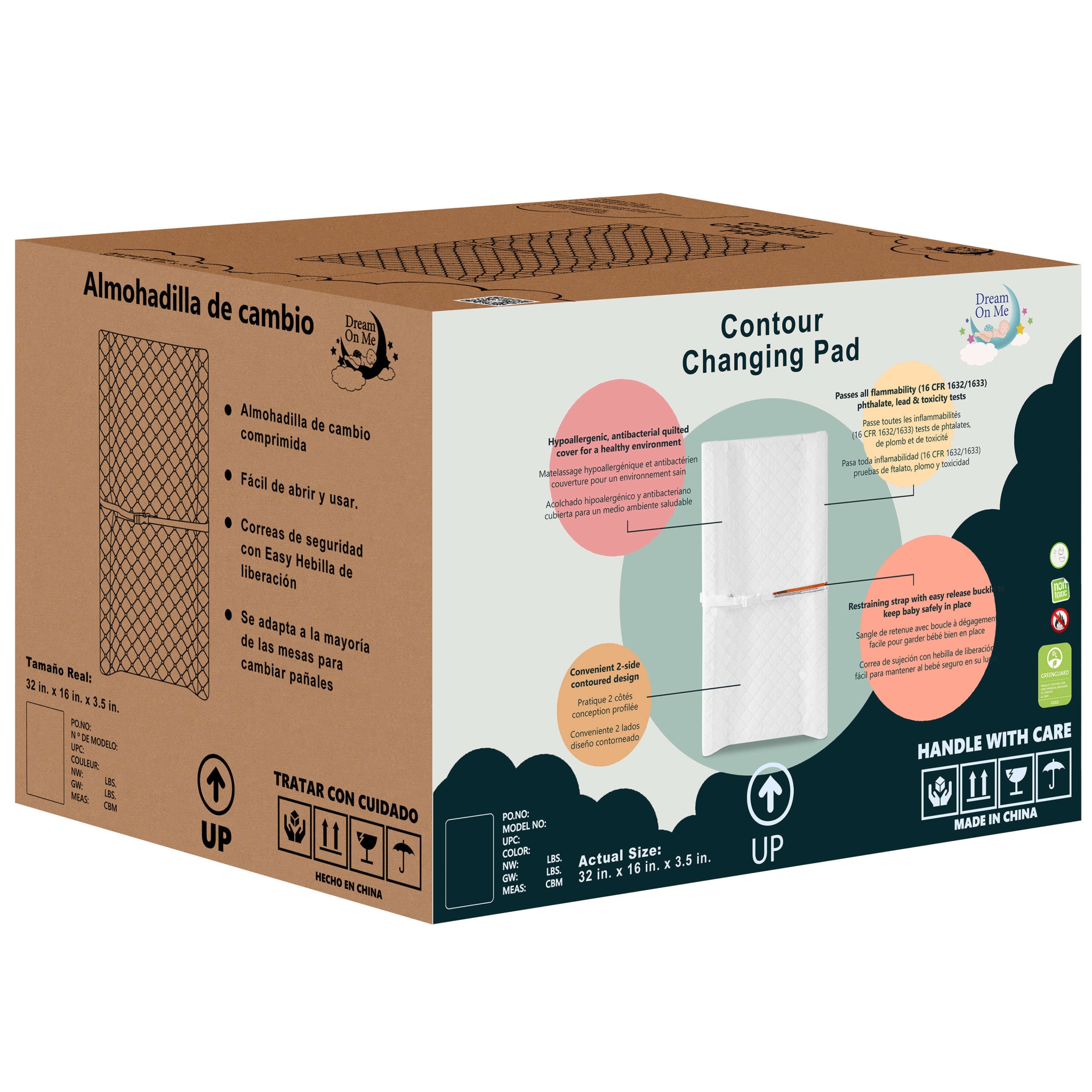 Compressed Contour Changing Pad | Dream On Me